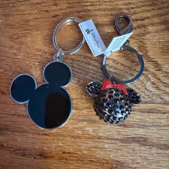 Disney | Other | Minnie Mickey Mouse Set Fob Key Ring | Poshmark
